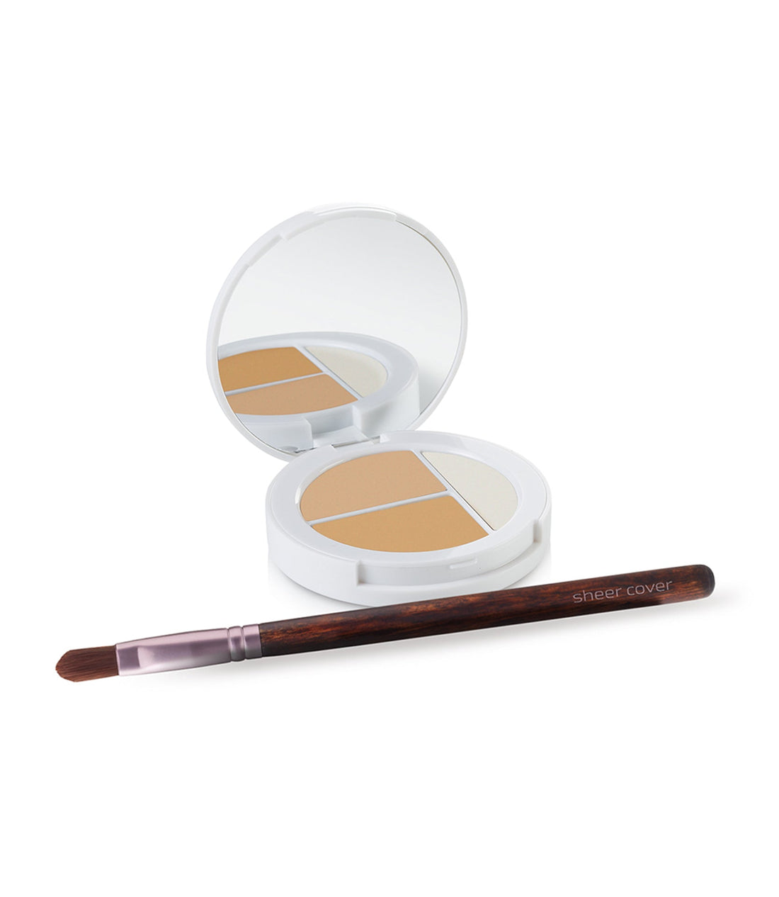 Sheer Cover Conceal & Brighten Trio with Free Concealer Brush