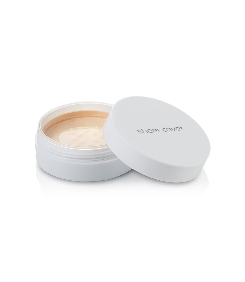 Sheer Cover Perfect Shade® Mineral Foundation + Brush